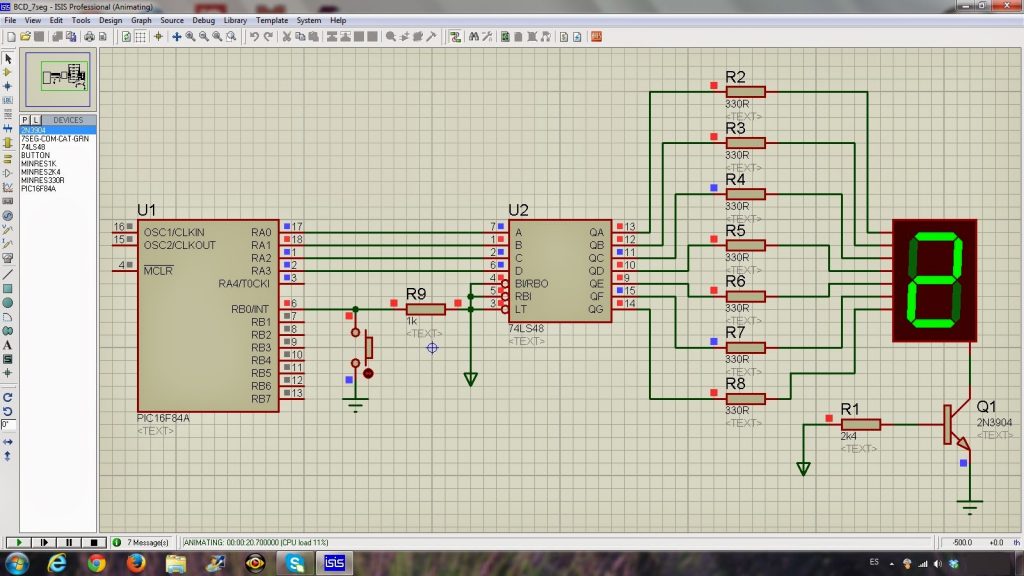 Como realizar una simulación de un circuito en Proteus - DitecnoMakers