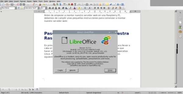 Instalar LibreOffice en Raspbian por la terminal. - DitecnoMakers